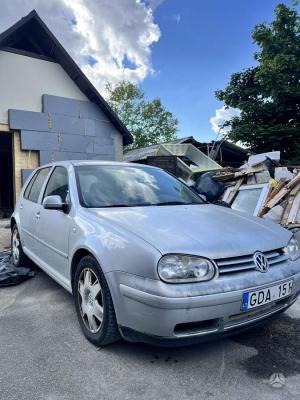 Grey Volkswagen Golf 2000 in Vilnius, with an engine capacity of 1.90 L and mileage of 300 thousand km for 450 €, photo  on AUTOMOTO.COM.LV