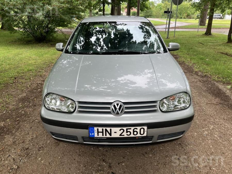 Grey Volkswagen Golf 2000 in Jelgava, with an engine capacity of 1.90 L and mileage of 350 thousand km for 1450 €, photo 3 on AUTOMOTO.COM.LV
