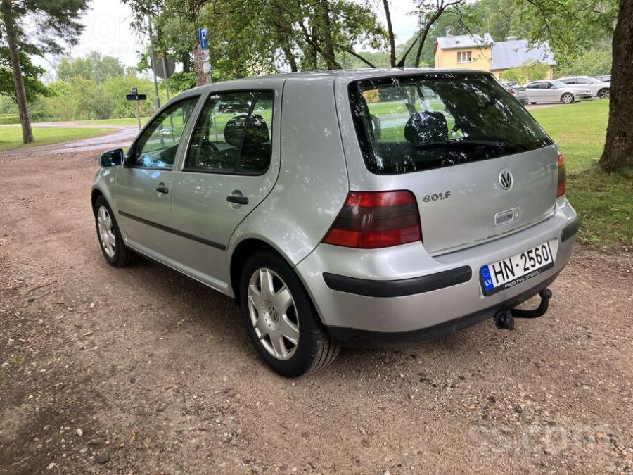 Grey Volkswagen Golf 2000 in Jelgava, with an engine capacity of 1.90 L and mileage of 350 thousand km for 1450 €, photo 5 on AUTOMOTO.COM.LV