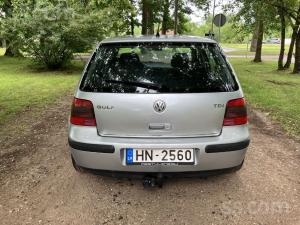 Grey Volkswagen Golf 2000 in Jelgava, with an engine capacity of 1.90 L and mileage of 350 thousand km for 1450 €, photo 6 on AUTOMOTO.COM.LV
