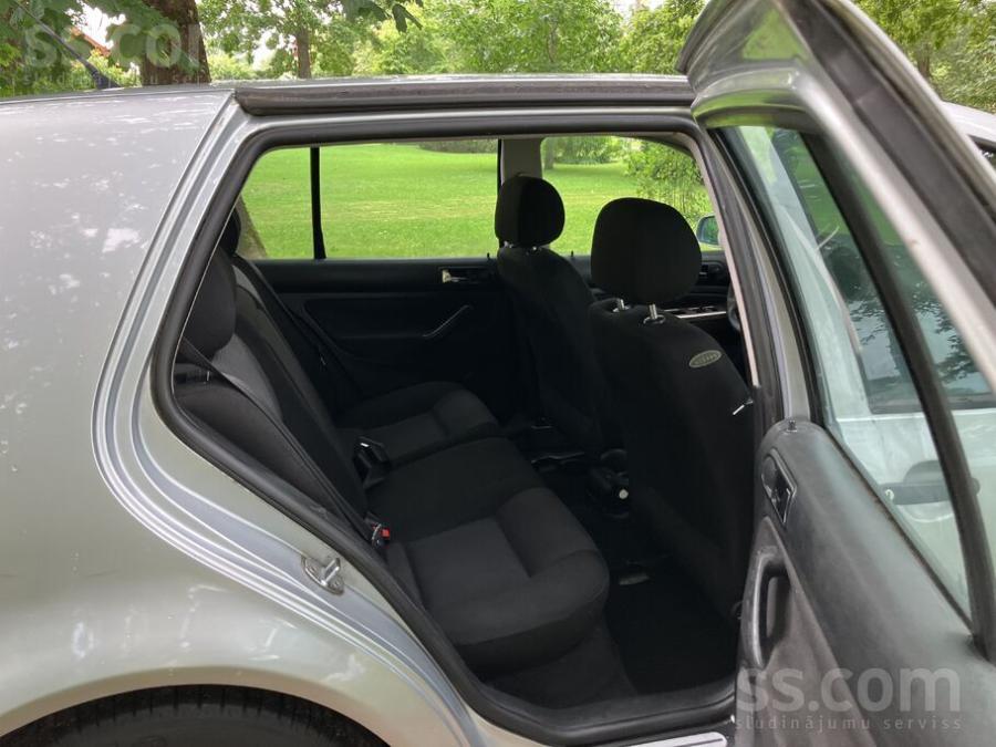 Grey Volkswagen Golf 2000 in Jelgava, with an engine capacity of 1.90 L and mileage of 350 thousand km for 1450 €, photo 12 on AUTOMOTO.COM.LV