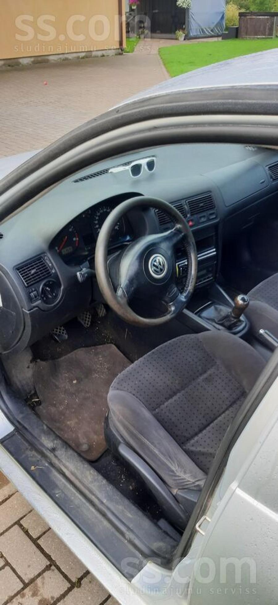 Pelēks Volkswagen Golf 2000 Rīga, ar dzinēja tilpumu 1.90 L un nobraukumu 380 tūkst. km par 900 €, foto 6 vietnē AUTOMOTO.COM.LV