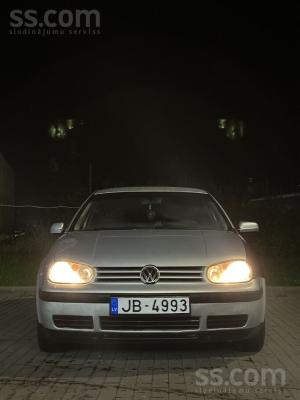 Grey Volkswagen Golf 2000 in Riga, with an engine capacity of 1.90 L and mileage of 349 thousand km for 850 €, photo 7 on AUTOMOTO.COM.LV