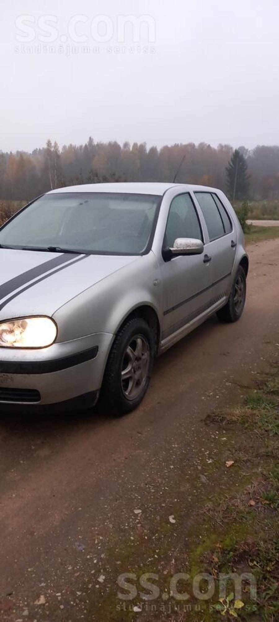 Grey Volkswagen Golf 2001 in Jekabpils, with an engine capacity of 1.90 L and mileage of 414 thousand km for 900 €, photo 2 on AUTOMOTO.COM.LV