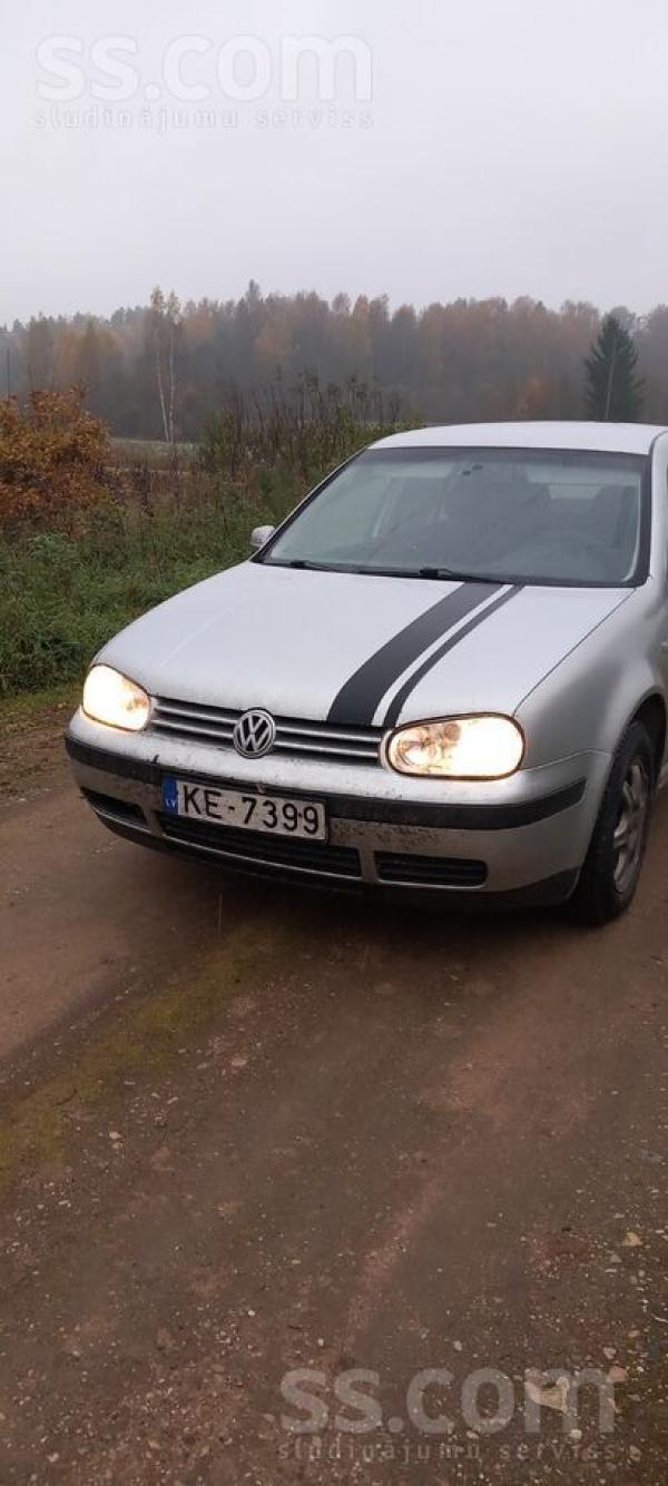 Grey Volkswagen Golf 2001 in Jekabpils, with an engine capacity of 1.90 L and mileage of 414 thousand km for 900 €, photo 3 on AUTOMOTO.COM.LV