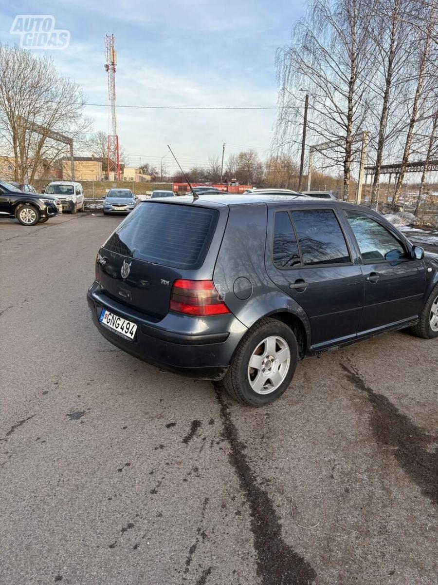 Grey Volkswagen Golf 2001 in Vilnius, with an engine capacity of 1.90 L and mileage of 268 thousand km for 1000 €, photo 7 on AUTOMOTO.COM.LV