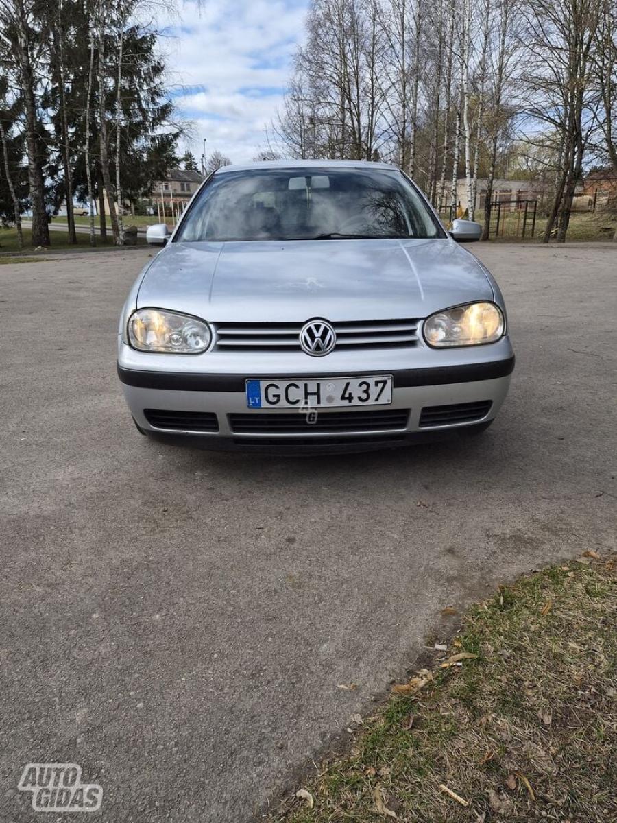 Grey Volkswagen Golf 2001 in Birzai, with an engine capacity of 1.90 L and mileage of 376 thousand km for 550 €, photo 4 on AUTOMOTO.COM.LV
