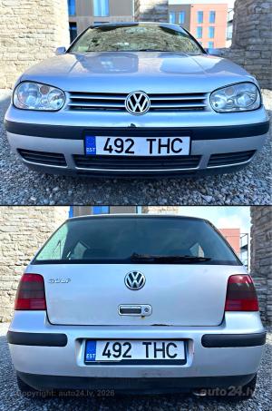 Grey Volkswagen Golf 2001 in Tallinn, with an engine capacity of 1.40 L and mileage of 200 thousand km for 999 €, photo 7 on AUTOMOTO.COM.LV