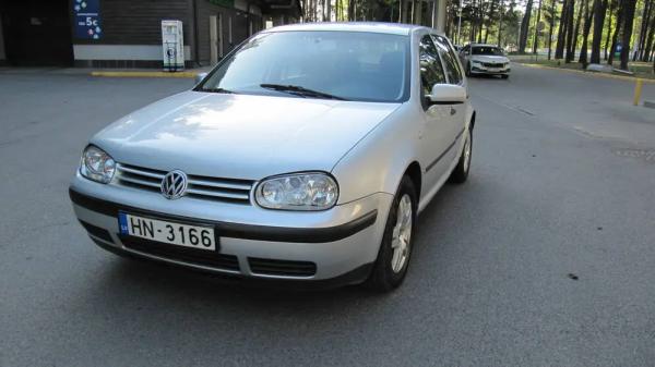 Grey Volkswagen Golf 2001 in Riga, with an engine capacity of 1.90 L and mileage of 355 thousand km for 1250 €, photo 1 on AUTOMOTO.COM.LV