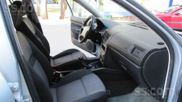 Grey Volkswagen Golf 2001 in Riga, with an engine capacity of 1.90 L and mileage of 0 thousand km for 1250 €, photo 7 on AUTOMOTO.COM.LV