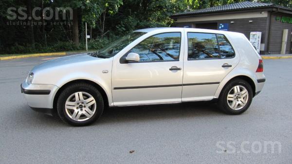 Grey Volkswagen Golf 2001 in Riga, with an engine capacity of 1.90 L and mileage of 356 thousand km for 1250 €, photo 10 on AUTOMOTO.COM.LV