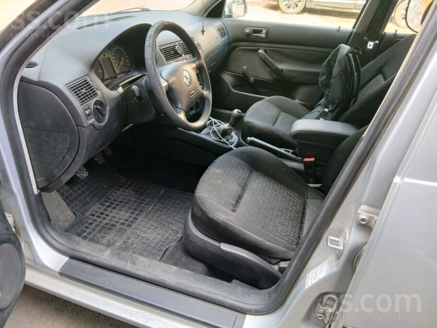 Pelēks Volkswagen Golf 2001 Rīga, ar dzinēja tilpumu 1.90 L un nobraukumu 0 tūkst. km par 1250 €, foto 8 vietnē AUTOMOTO.COM.LV