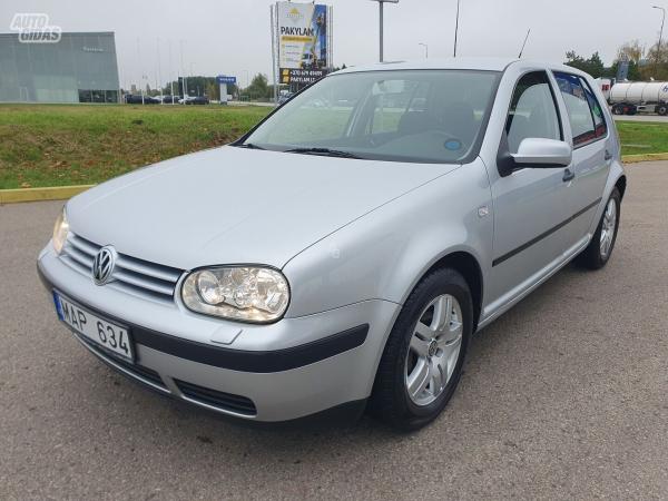 Grey Volkswagen Golf 2001 in Kaunas, with an engine capacity of 1.60 L and mileage of 184 thousand km for 1650 €, photo 1 on AUTOMOTO.COM.LV