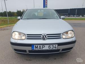 Grey Volkswagen Golf 2001 in Kaunas, with an engine capacity of 1.60 L and mileage of 184 thousand km for 1650 €, photo 3 on AUTOMOTO.COM.LV