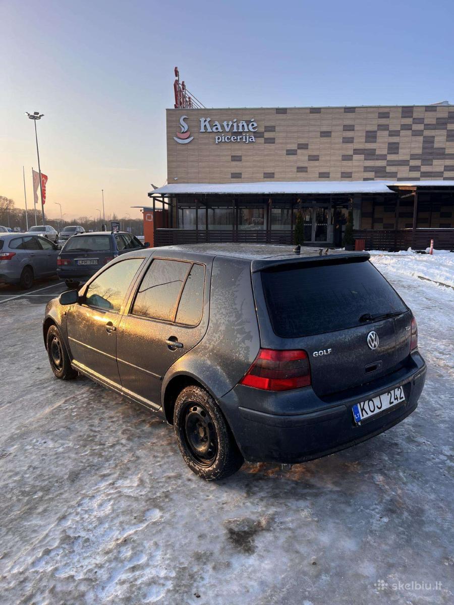 Grey Volkswagen Golf 2002 in Klaipeda, with an engine capacity of 1.90 L and mileage of 296 thousand km for 1000 €, photo 6 on AUTOMOTO.COM.LV