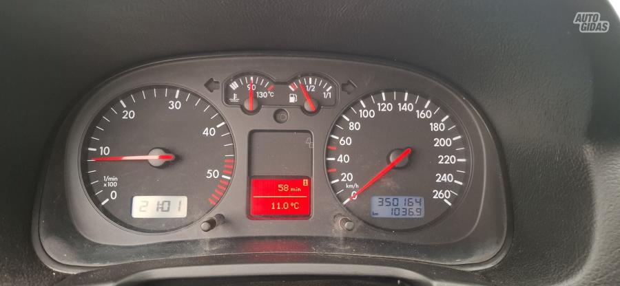 Grey Volkswagen Golf 2002 in Klaipeda, with an engine capacity of 1.90 L and mileage of 300 thousand km for 980 €, photo 13 on AUTOMOTO.COM.LV