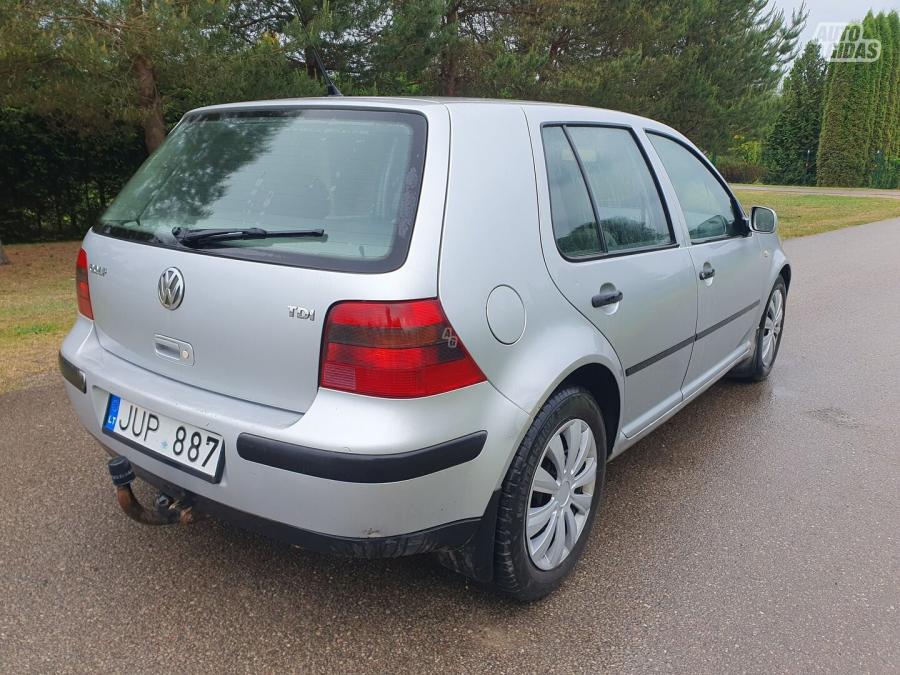Grey Volkswagen Golf 2002 in Utena, with an engine capacity of 1.90 L and mileage of 340 thousand km for 950 €, photo 1 on AUTOMOTO.COM.LV