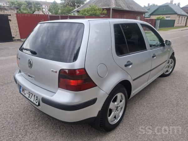 Grey Volkswagen Golf 2002 in Daugavpils, with an engine capacity of 1.90 L and mileage of 312 thousand km for 1600 €, photo 1 on AUTOMOTO.COM.LV