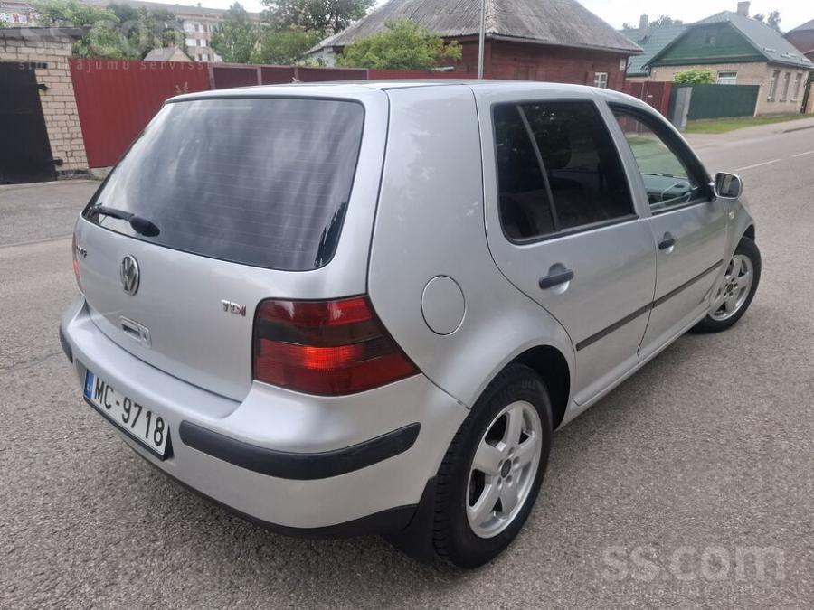 Серый Фольксваген Гольф 2002 в Даугавпилс, объемом двигателя 1.90 л и пробегом 312 тыс. км за 1600 €, фото 1 на AUTOMOTO.COM.LV
