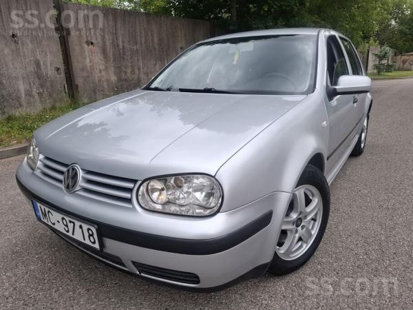 Grey Volkswagen Golf 2002 in Daugavpils, with an engine capacity of 1.90 L and mileage of 312 thousand km for 1600 €, photo 2 on AUTOMOTO.COM.LV