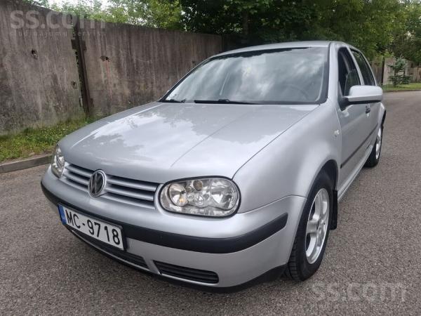 Grey Volkswagen Golf 2002 in Daugavpils, with an engine capacity of 1.90 L and mileage of 312 thousand km for 1600 €, photo 8 on AUTOMOTO.COM.LV