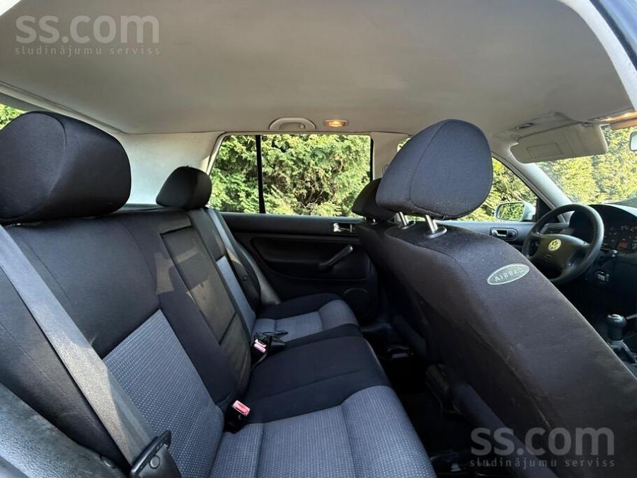 Grey Volkswagen Golf 2002 in Bauska, with an engine capacity of 1.90 L and mileage of 0 thousand km for 1550 €, photo 8 on AUTOMOTO.COM.LV