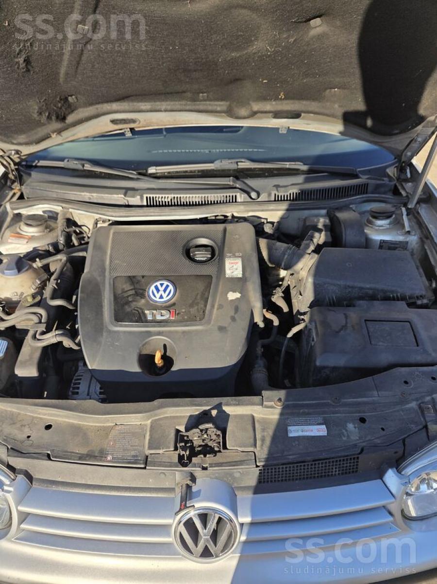 Grey Volkswagen Golf 2002 in Bauska, with an engine capacity of 1.90 L and mileage of 0 thousand km for 1550 €, photo 16 on AUTOMOTO.COM.LV