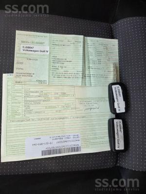 Grey Volkswagen Golf 2002 in Bauska, with an engine capacity of 1.90 L and mileage of 0 thousand km for 1550 €, photo 17 on AUTOMOTO.COM.LV