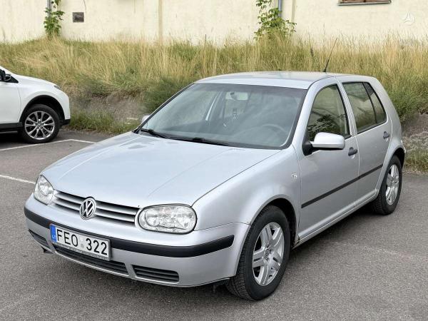 Pelēks Volkswagen Golf 2002 Viļņa, ar dzinēja tilpumu 1.90 L un nobraukumu 260 tūkst. km par 699 €, foto 1 vietnē AUTOMOTO.COM.LV
