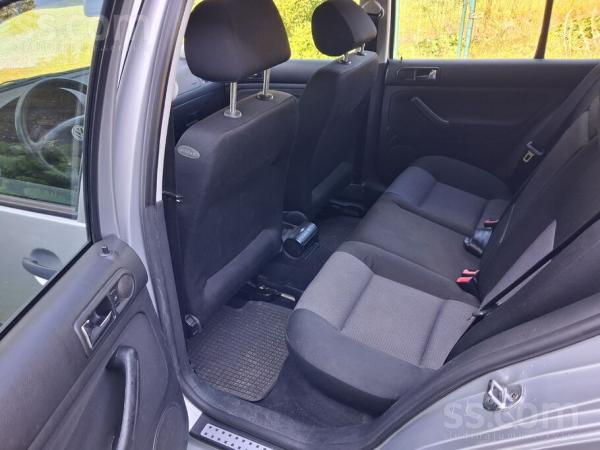 Grey Volkswagen Golf 2002 in Preili, with an engine capacity of 1.90 L and mileage of 288 thousand km for 2850 €, photo 6 on AUTOMOTO.COM.LV