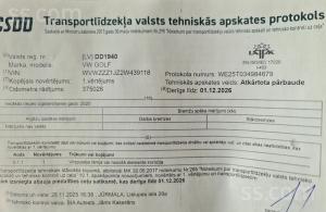 Grey Volkswagen Golf 2002 in Riga, with an engine capacity of 2.00 L and mileage of 377 thousand km for 650 €, photo 19 on AUTOMOTO.COM.LV