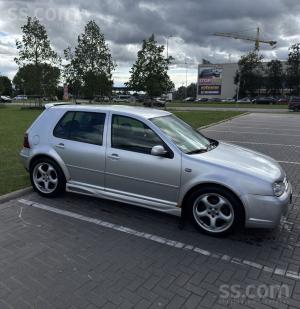 Grey Volkswagen Golf 2002 in Riga, with an engine capacity of 1.60 L and mileage of 322 thousand km for 700 €, photo  on AUTOMOTO.COM.LV