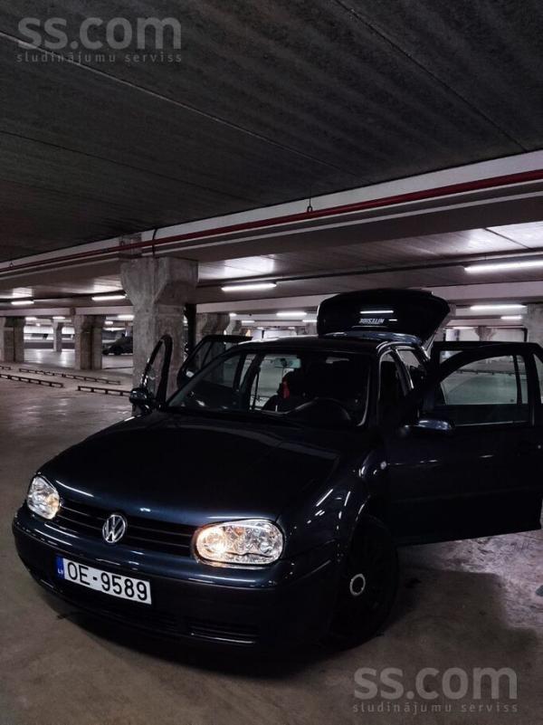 Pelēks Volkswagen Golf 2002 Rīga, ar dzinēja tilpumu 1.90 L un nobraukumu 243 tūkst. km par 2000 €, foto 1 vietnē AUTOMOTO.COM.LV