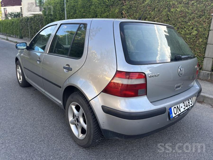 Grey Volkswagen Golf 2003 in Riga, with an engine capacity of 1.90 L and mileage of 254 thousand km for 2490 €, photo 7 on AUTOMOTO.COM.LV