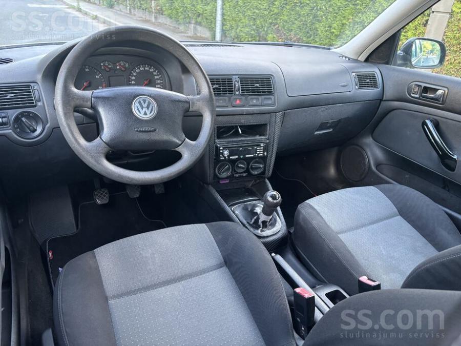 Grey Volkswagen Golf 2003 in Riga, with an engine capacity of 1.90 L and mileage of 254 thousand km for 2490 €, photo 12 on AUTOMOTO.COM.LV