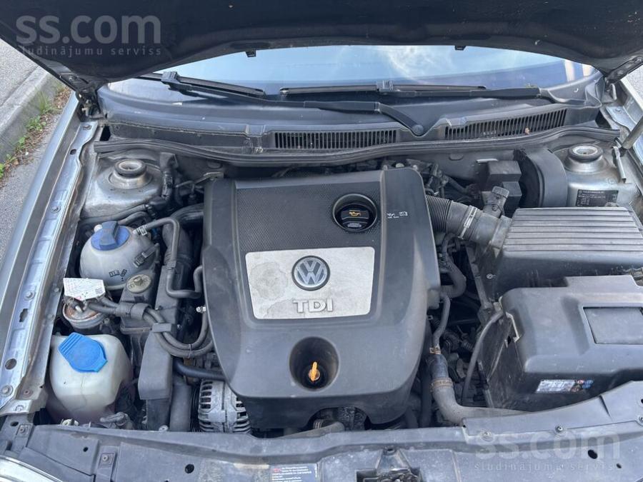Grey Volkswagen Golf 2003 in Riga, with an engine capacity of 1.90 L and mileage of 254 thousand km for 2490 €, photo 13 on AUTOMOTO.COM.LV