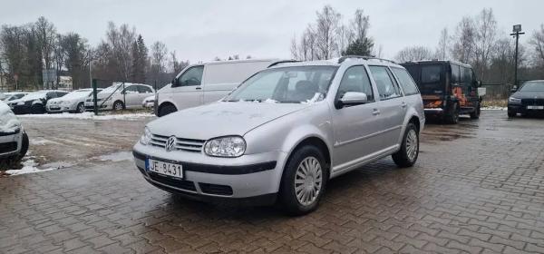 Grey Volkswagen Golf 2003 in Valmiera, with an engine capacity of 1.90 L and mileage of 377 thousand km for 1300 €, photo 6 on AUTOMOTO.COM.LV