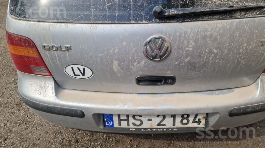 Pelēks Volkswagen Golf 2003 Rīga, ar dzinēja tilpumu 1.90 L un nobraukumu 290 tūkst. km par 620 €, foto 8 vietnē AUTOMOTO.COM.LV