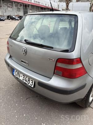 Grey Volkswagen Golf 2003 in Riga, with an engine capacity of 1.90 L and mileage of 254 thousand km for 2450 €, photo 8 on AUTOMOTO.COM.LV