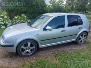 Pelēks Volkswagen Golf 2003 Daugavpils, ar dzinēja tilpumu 1.90 L un nobraukumu 330 tūkst. km par 1200 €, foto  vietnē AUTOMOTO.COM.LV