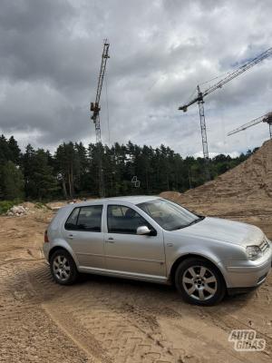 Grey Volkswagen Golf 2003 in Vilnius, with an engine capacity of 1.90 L and mileage of 351 thousand km for 600 €, photo  on AUTOMOTO.COM.LV