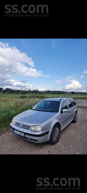Pelēks Volkswagen Golf 2003 Ogre, ar dzinēja tilpumu 2.00 L un nobraukumu 282 tūkst. km par 900 €, foto  vietnē AUTOMOTO.COM.LV