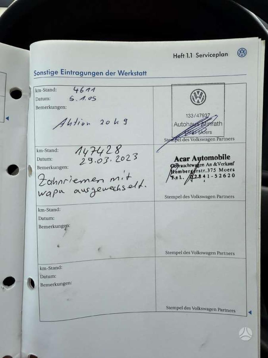 Серый Фольксваген Гольф 2004 в Юрбаркас, объемом двигателя 1.90 л и пробегом 164 тыс. км за 2699 €, фото 12 на AUTOMOTO.COM.LV