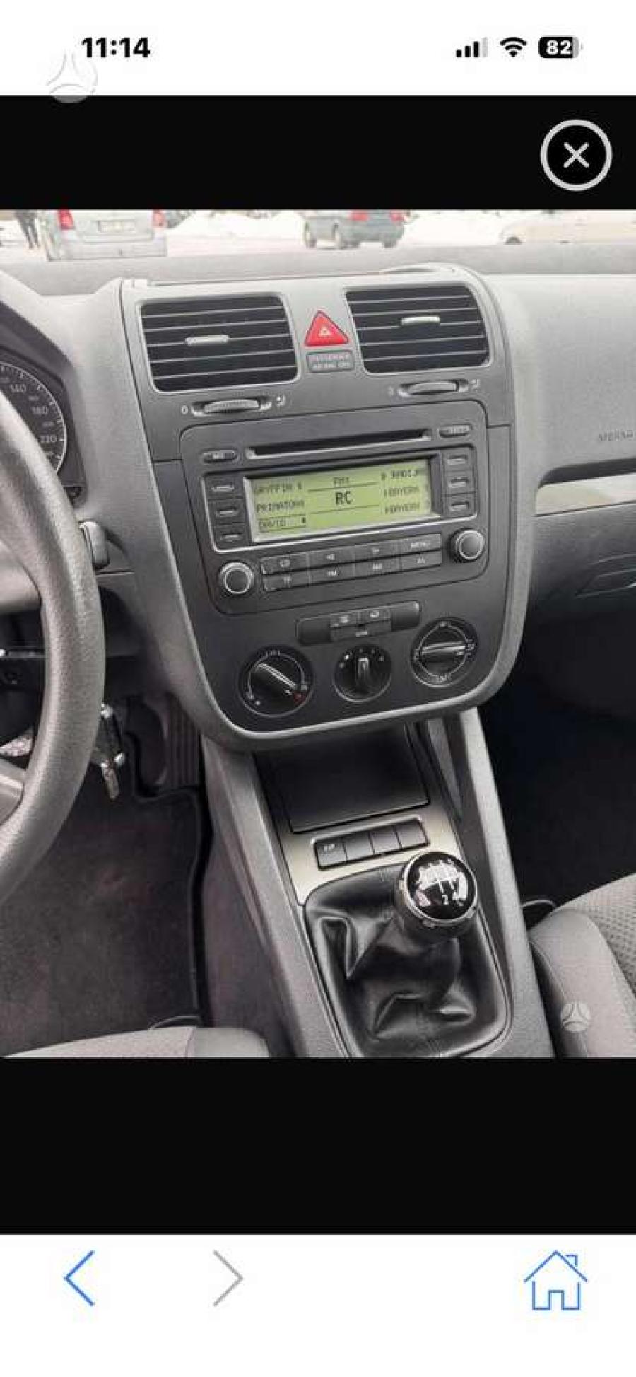 Pelēks Volkswagen Golf 2004 Vilkaviškis, ar dzinēja tilpumu 1.60 L un nobraukumu 174 tūkst. km par 1550 €, foto 15 vietnē AUTOMOTO.COM.LV