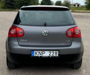 Grey Volkswagen Golf 2004 in Vilnius, with an engine capacity of 1.90 L and mileage of 310 thousand km for 650 €, photo 6 on AUTOMOTO.COM.LV