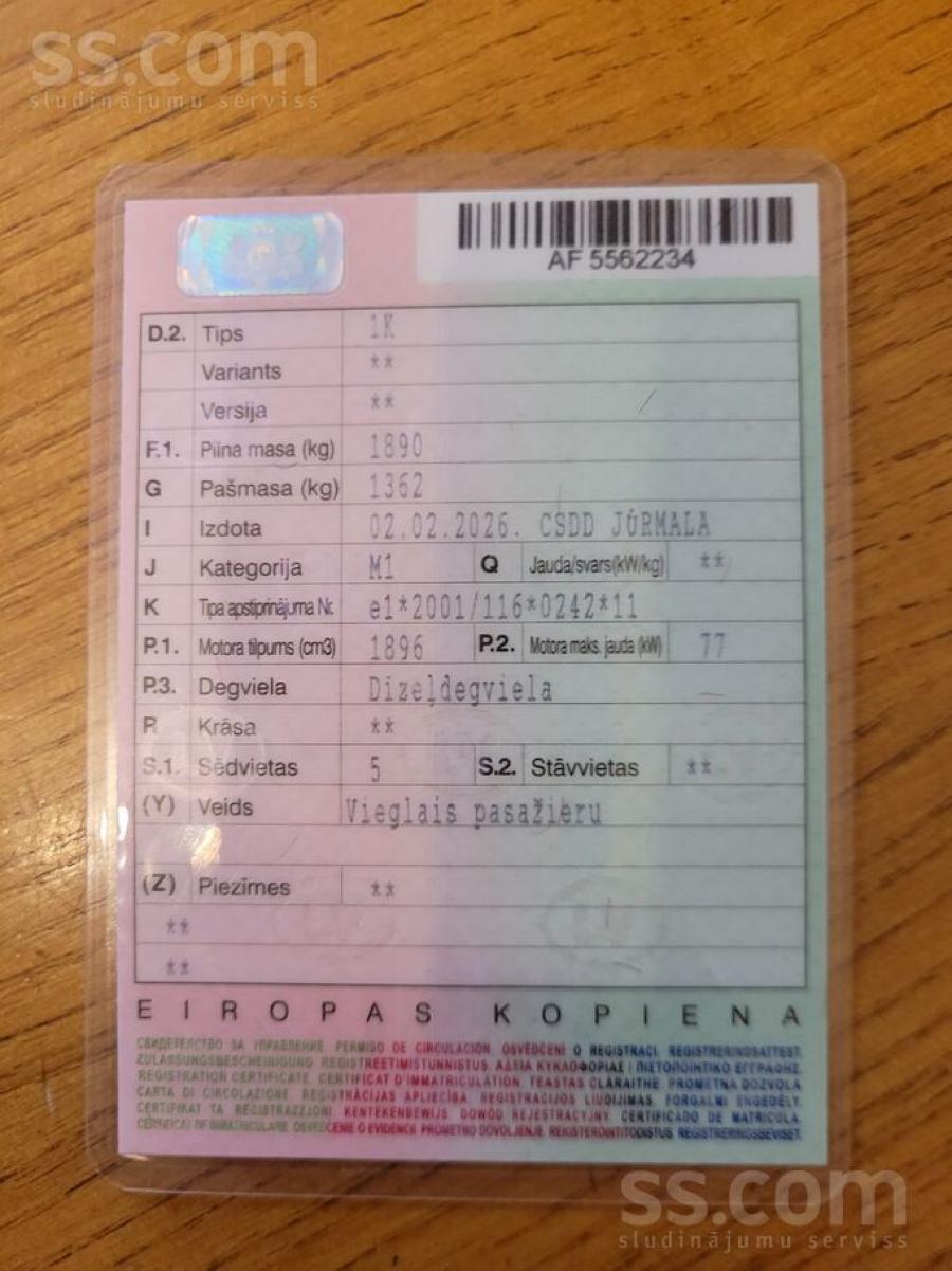 Pelēks Volkswagen Golf 2005 Jūrmala, ar dzinēja tilpumu 1.90 L un nobraukumu 215 tūkst. km par 2250 €, foto 10 vietnē AUTOMOTO.COM.LV