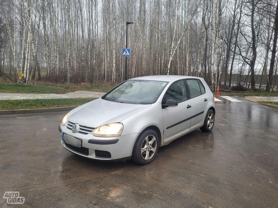 Pelēks Volkswagen Golf 2007 Viļņa, ar dzinēja tilpumu 1.90 L un nobraukumu 350 tūkst. km par 1470 €, foto 1 vietnē AUTOMOTO.COM.LV