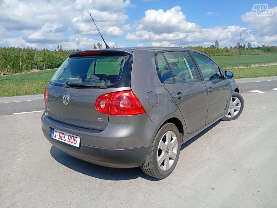 Grey Volkswagen Golf 2007 in Vilnius, with an engine capacity of 1.90 L and mileage of 221 thousand km for 2900 €, photo 6 on AUTOMOTO.COM.LV
