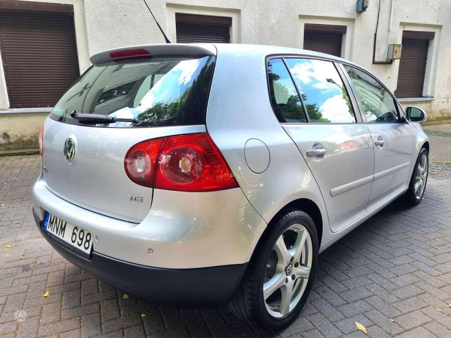 Pelēks Volkswagen Golf 2007 Jonava, ar dzinēja tilpumu 1.90 L un nobraukumu 232 tūkst. km par 2499 €, foto 6 vietnē AUTOMOTO.COM.LV