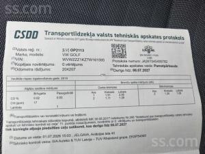Pelēks Volkswagen Golf 2007 Jelgava, ar dzinēja tilpumu 1.40 L un nobraukumu 204 tūkst. km par 3870 €, foto 23 vietnē AUTOMOTO.COM.LV
